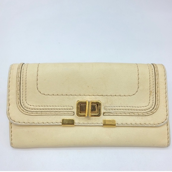 Chloe | Bags | Authentic Beige Color Chloe Wallet | Poshmark